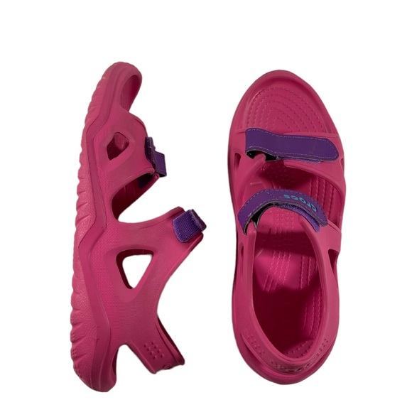 CROCS | Shoes | Crocs Swiftwater River Youth Size 3 Girls J3 Pink ...